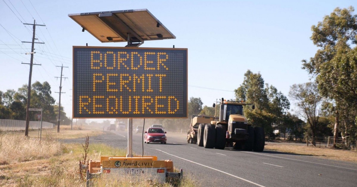 Victoria names seven NSW LGAs as red zones for COVID-19 permits