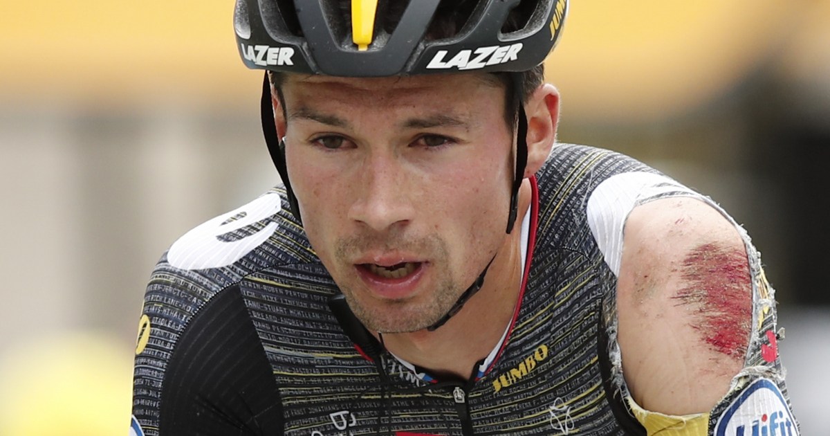 2020 runner-up Primoz Roglic quits Tour de France with injury