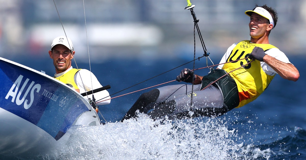 Mat Belcher, Will Ryan poised for gold in men’s 470 class sailing
