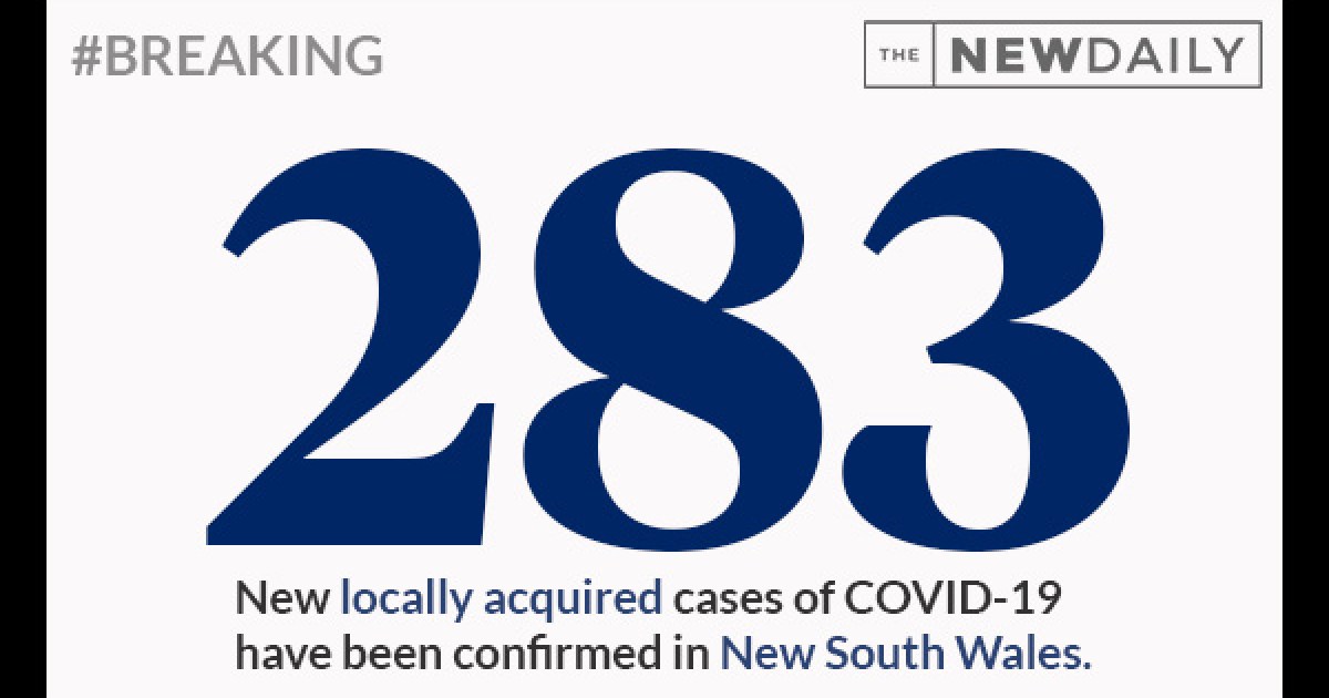 NSW extends COVID lockdowns as it posts 283 more local infections