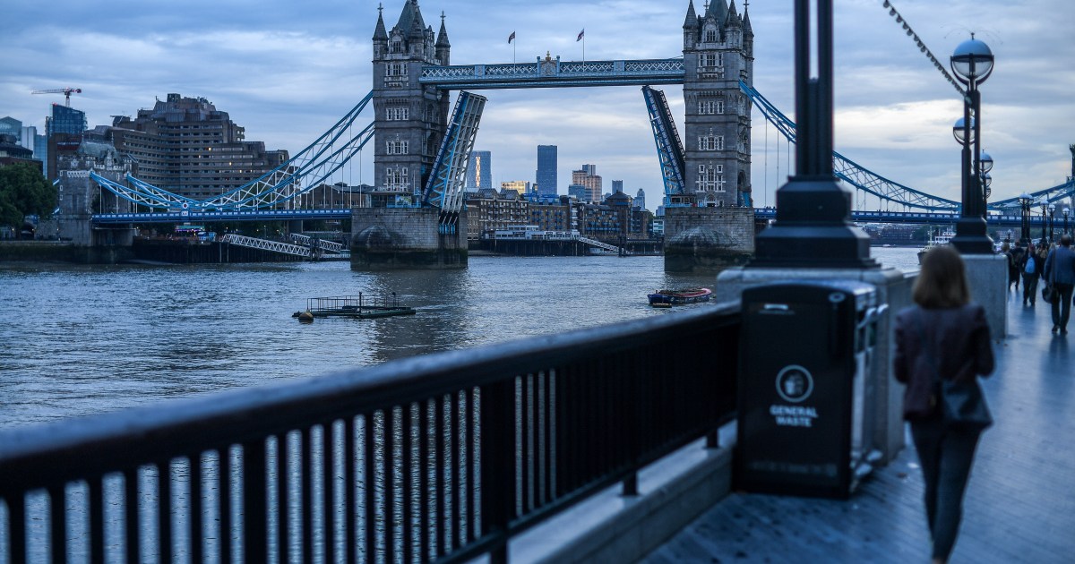 That's embarrassing: London's Tower Bridge stuck open