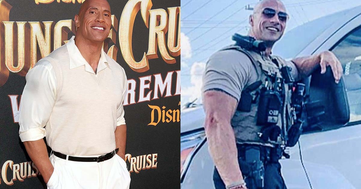 Celebrity doppelgängers: Dwayne 'The Cop' Johnson