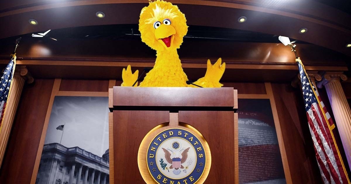 Big Bird's bid to replace Senator Ted Cruz | The New Daily