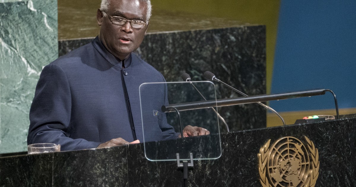 Solomon Islands PM Manasseh Sogavare survives no-confidence vote