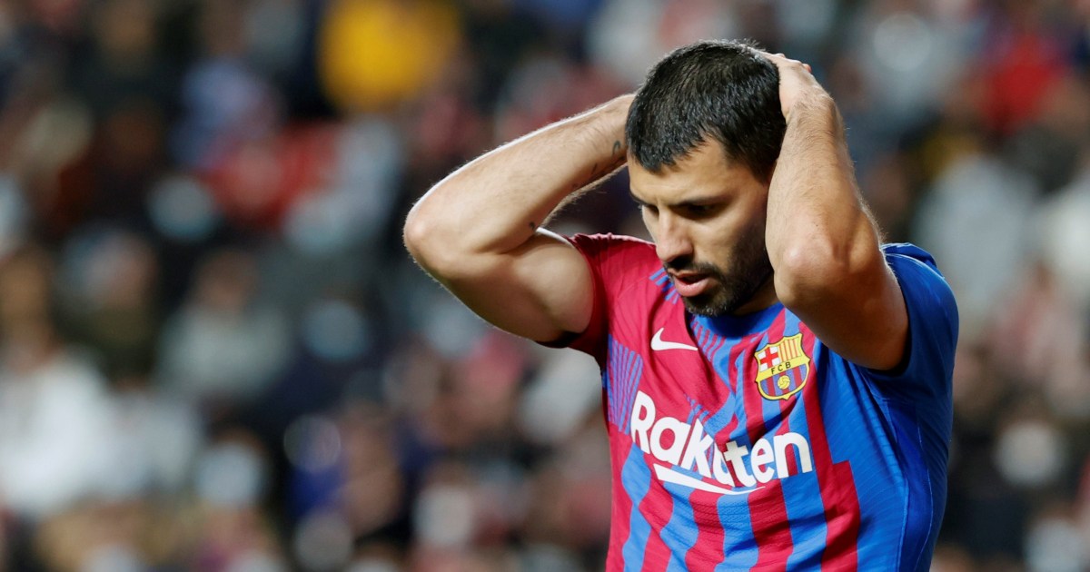 Barcelona star Sergio Aguero retires due to heart issue