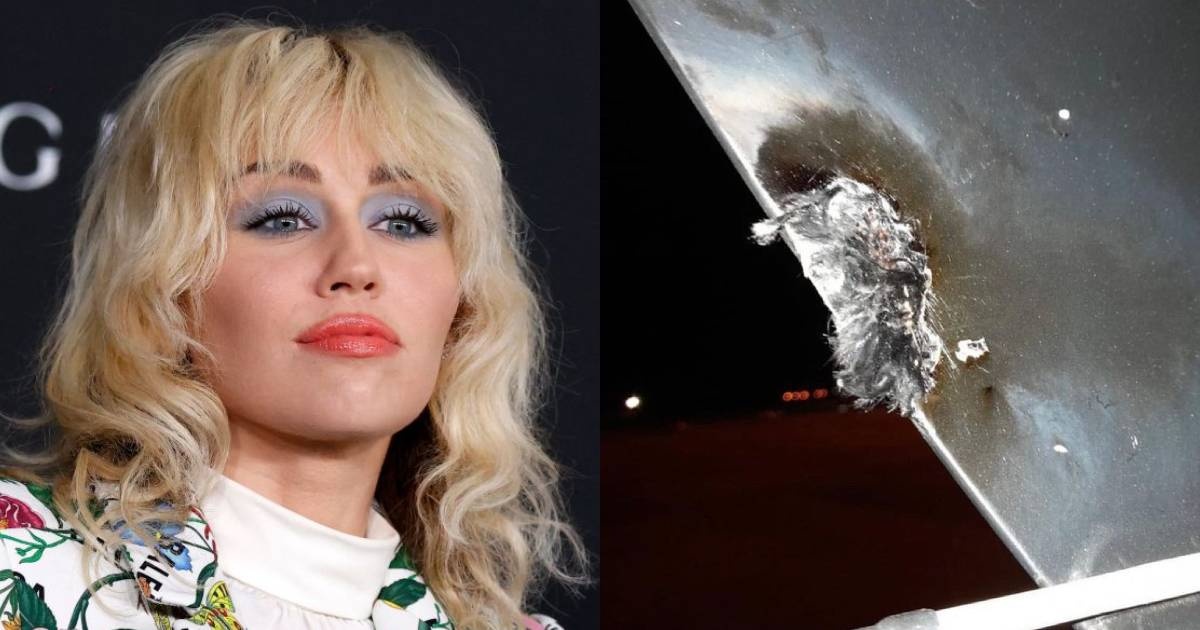 Miley Cyrus' plane makes emergency landing after lightning strikes