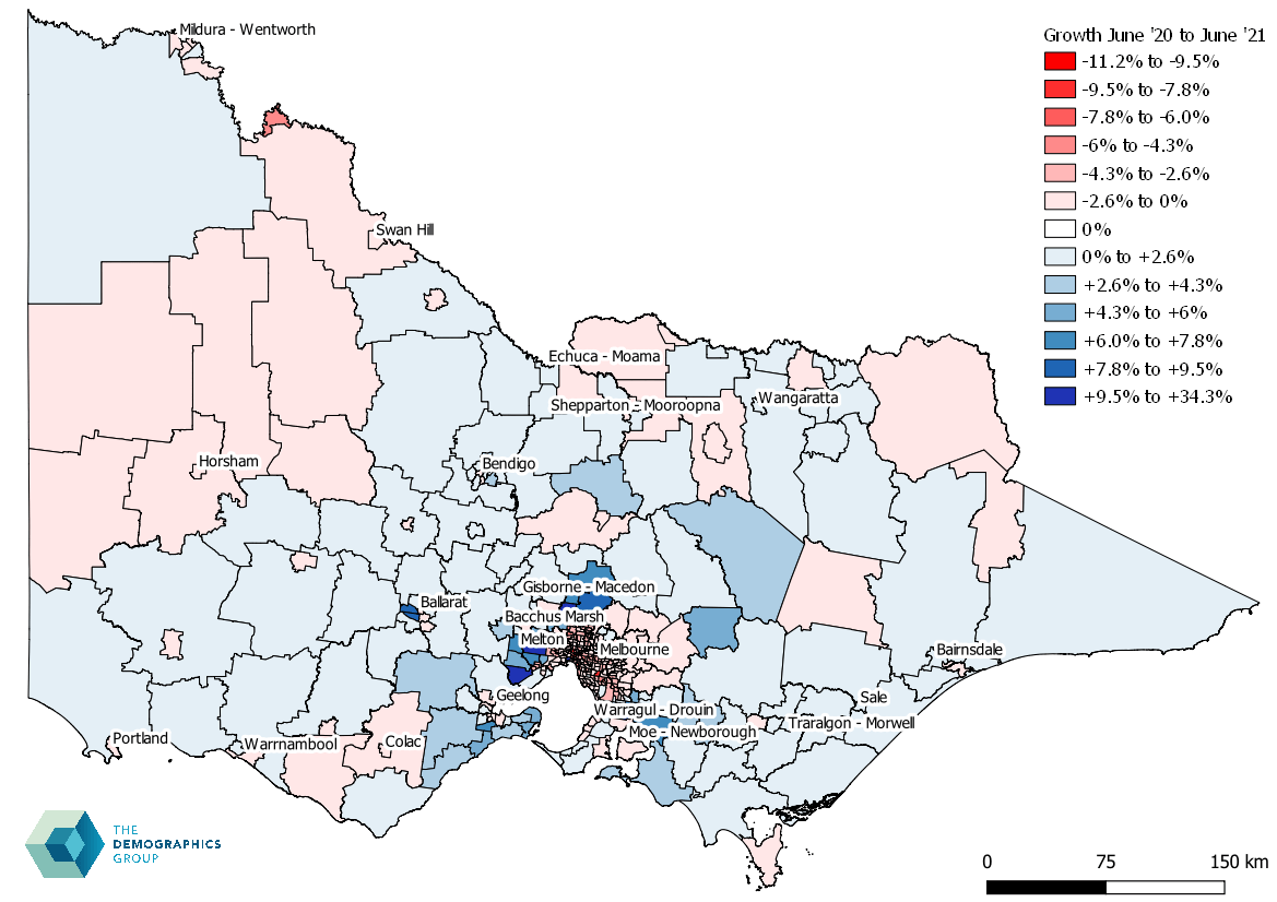 How the pandemic transformed Victoria and its population patterns