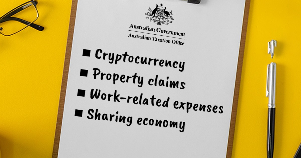 Tax office hit list: Crypto, property and work expenses in ATO crosshairs