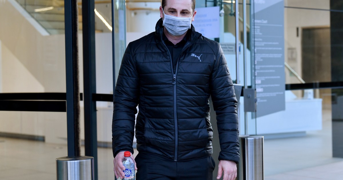 Caddick husband's evidence halted for day