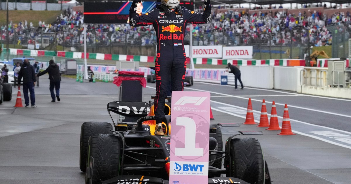 Max Verstappen crowned Formula One world champion