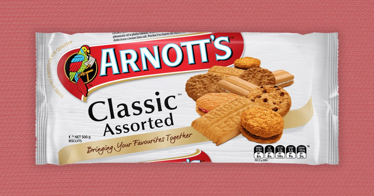 Arnott's discontinues cult classic biscuit pack