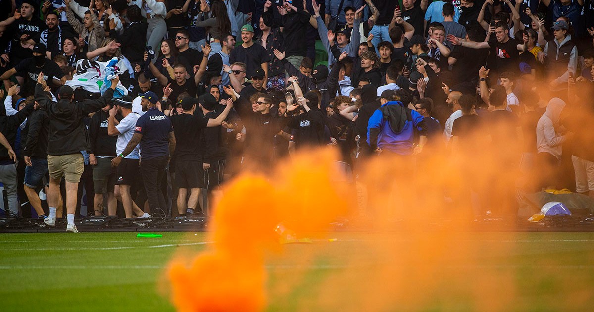 Football Australia issues life bans to two Victory pitch invaders