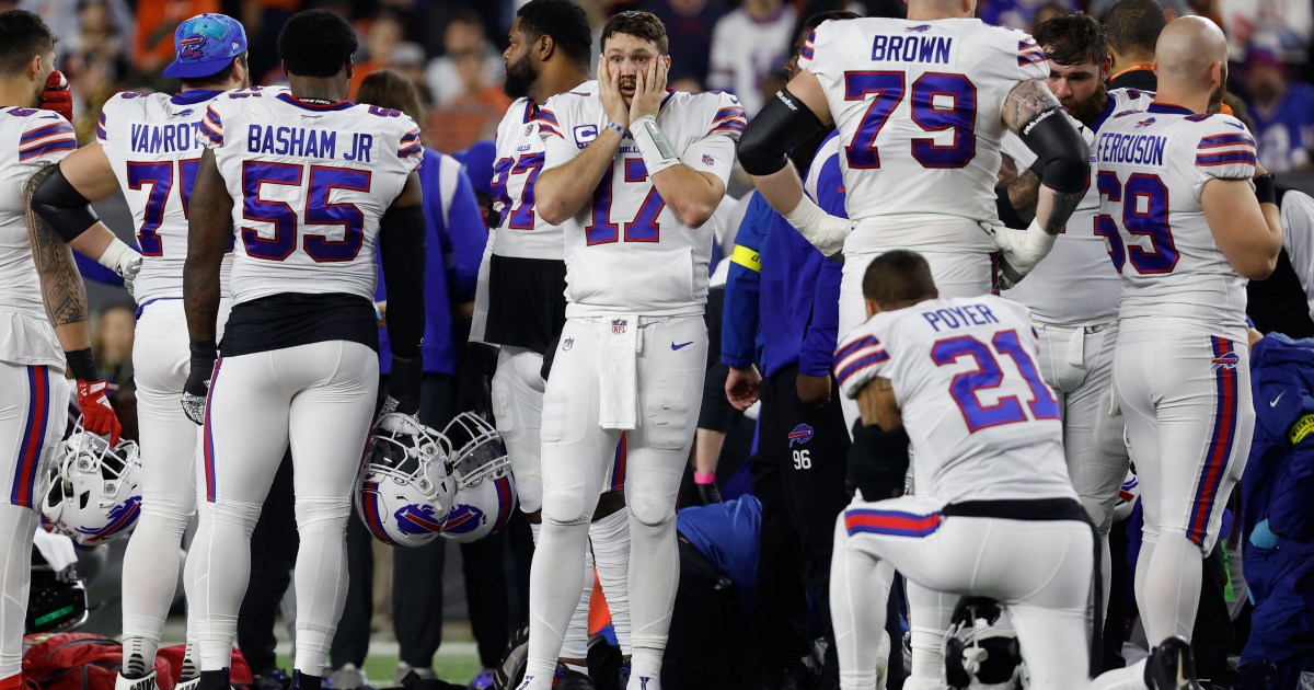 NFL star 'critical' after shocking on-field collapse