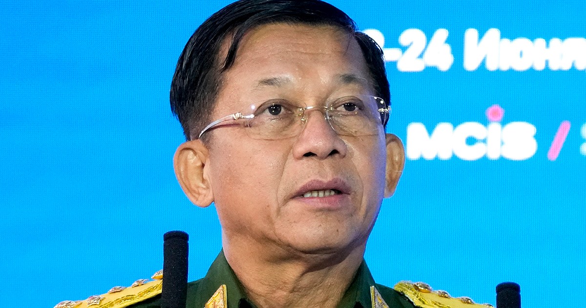 Myanmar army leader General Min Aung Hlaing touts election plan