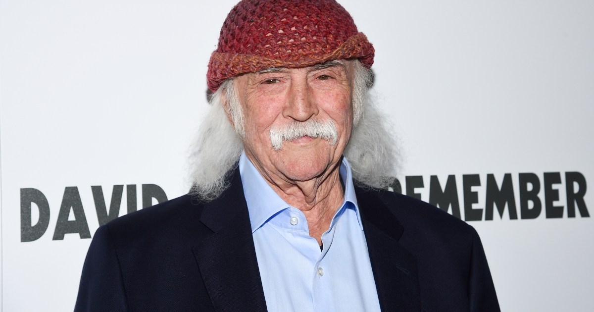 Singer-songwriter David Crosby dies at 81