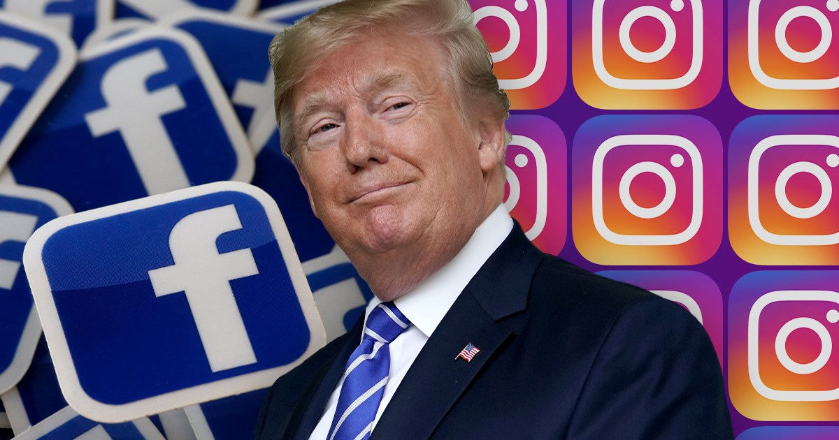 Donald Trump will be back on Facebook and Instagram very soon