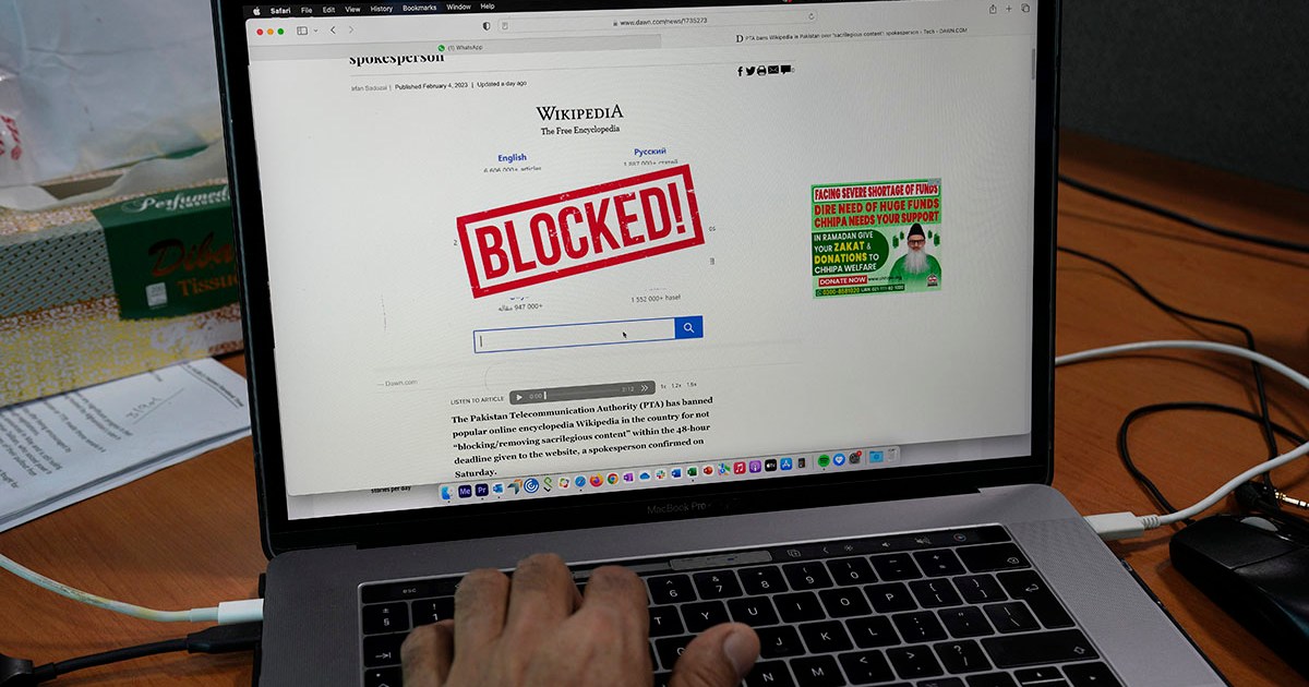 Wikipedia is back up and running in Pakistan as ban lifted