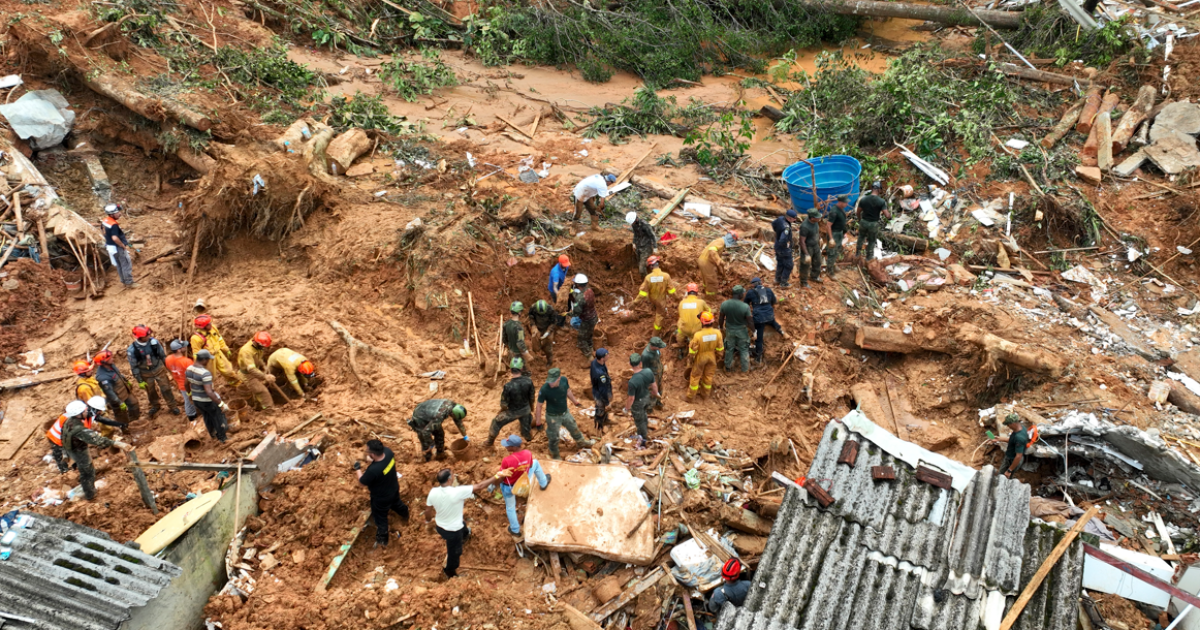 Brazil death toll soars amid floods and landslides
