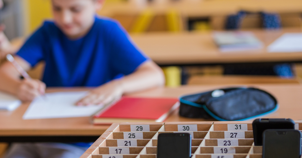 Classroom mobile phone ban hailed overwhelming success