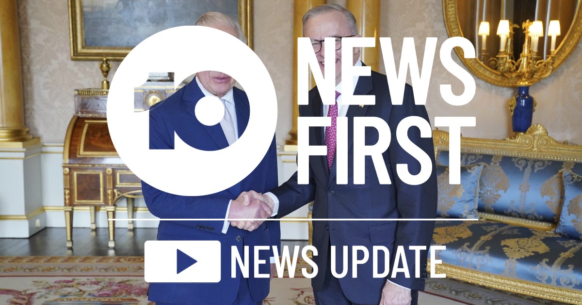 Watch: Albanese meets King Charles, Qld firefighter dies, Interest rate ...