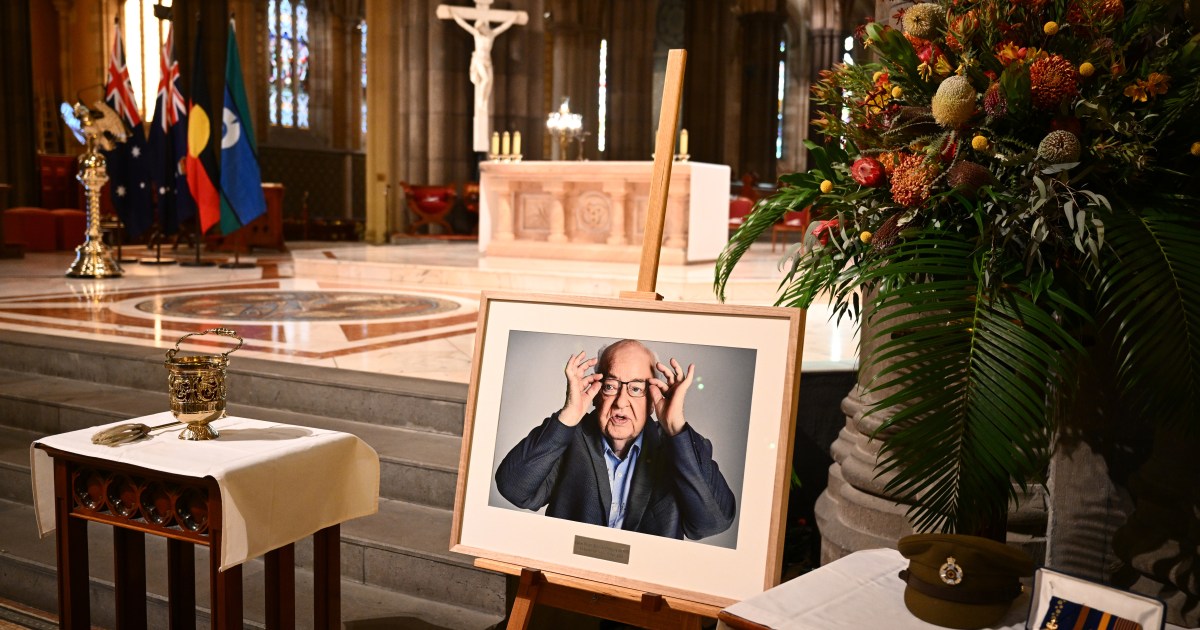 Mourners honour people's priest Father Bob
