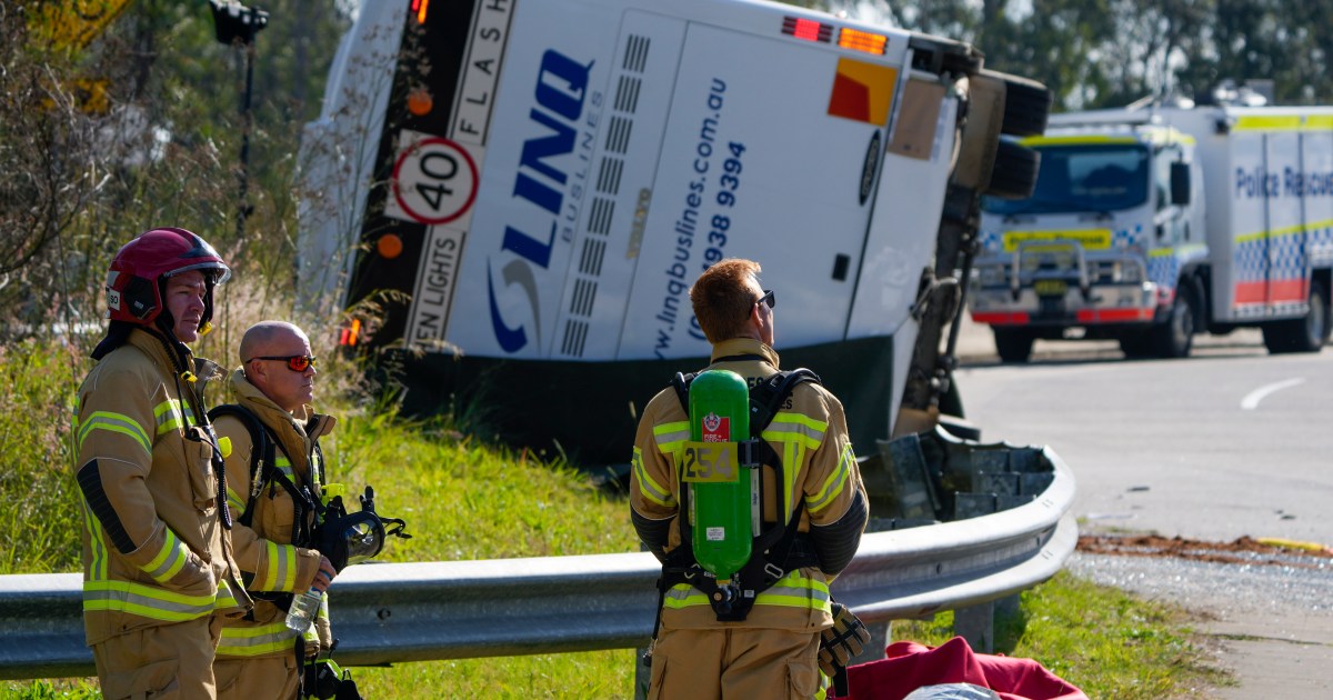 Ten killed in NSW Hunter bus crash, driver arrested