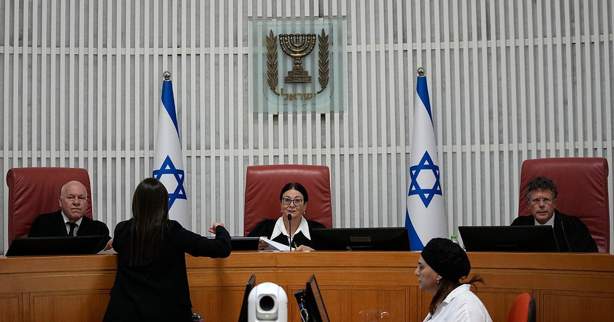 Top Israeli court weighs in on Netanyahu judicial plan