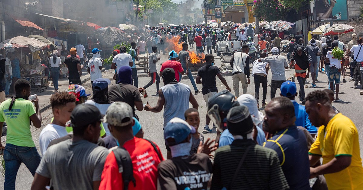Thousands march in Haiti to demand safety from gangs