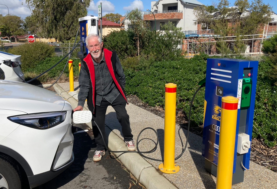 Meet Australia's oldest and latest EV road warrior