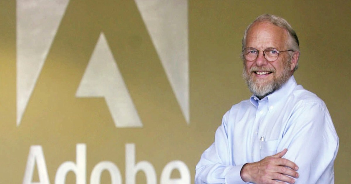 Inventor of the PDF and Adobe co-founder dies