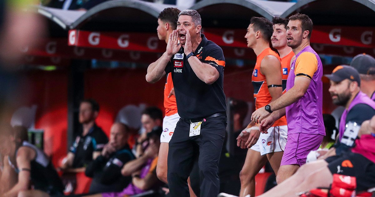 GWS’s Adam Kingsley named AFL coach of the year