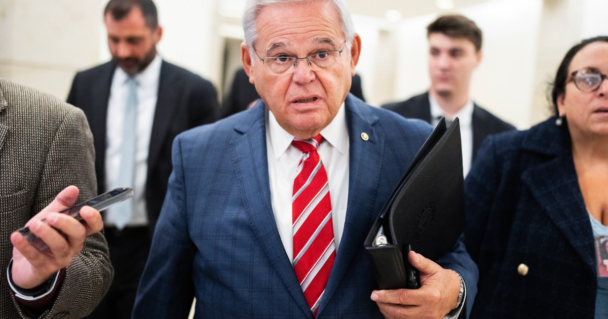 'Acted as agent for Egypt': US Democrat senator charged
