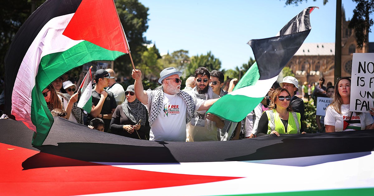 Calls for peace as crowds flock to pro-Palestine rallies