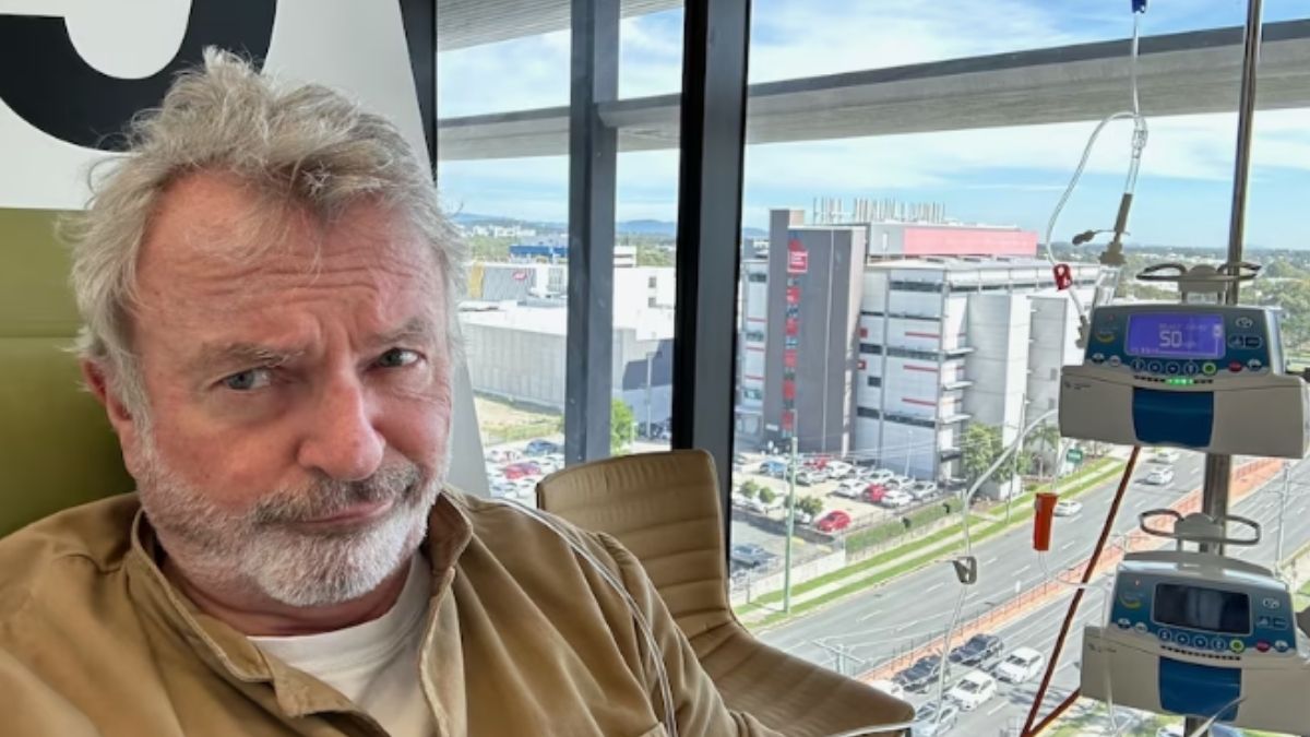 Sam Neill shares sad cancer update after chemotherapy