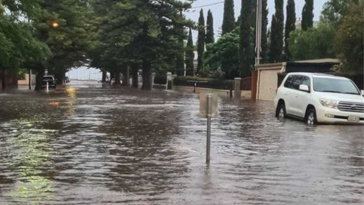 City under water as wild storm smashes Adelaide
