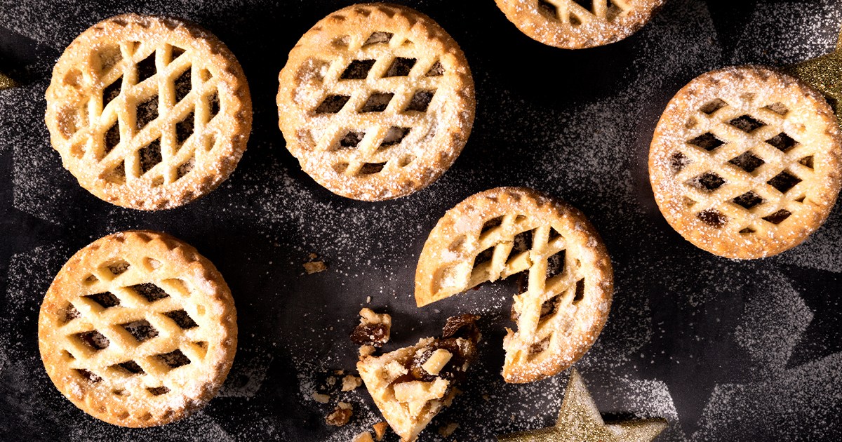 Testing home brand mince pies
