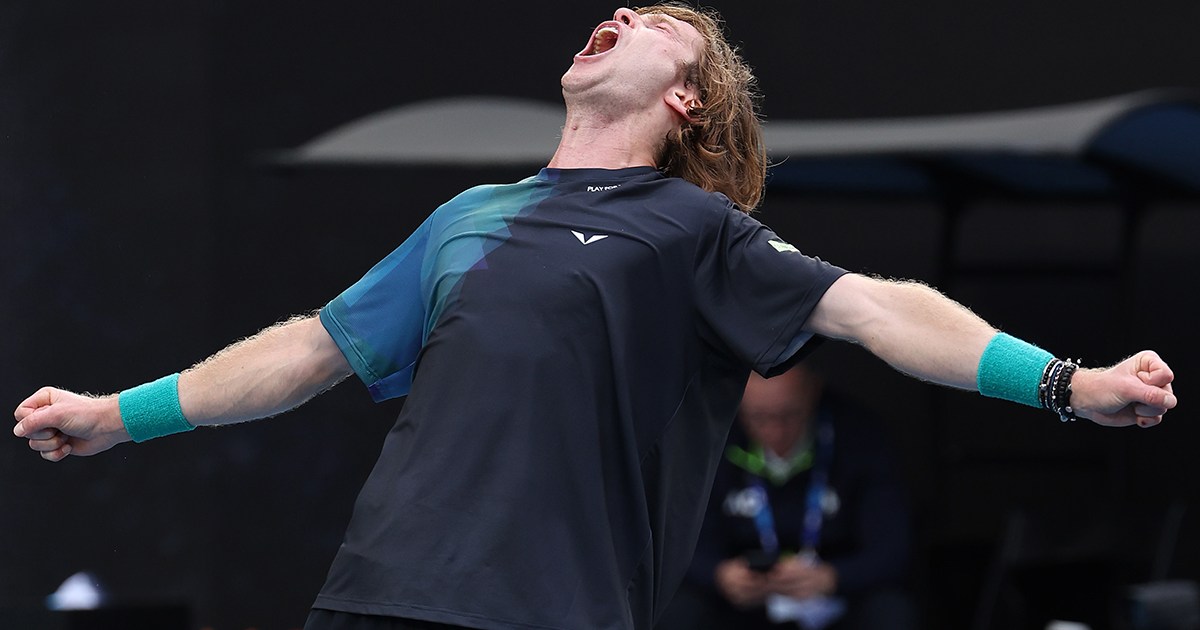 Fifth seed Andrey Rublev survives five-set epic at Australian Open