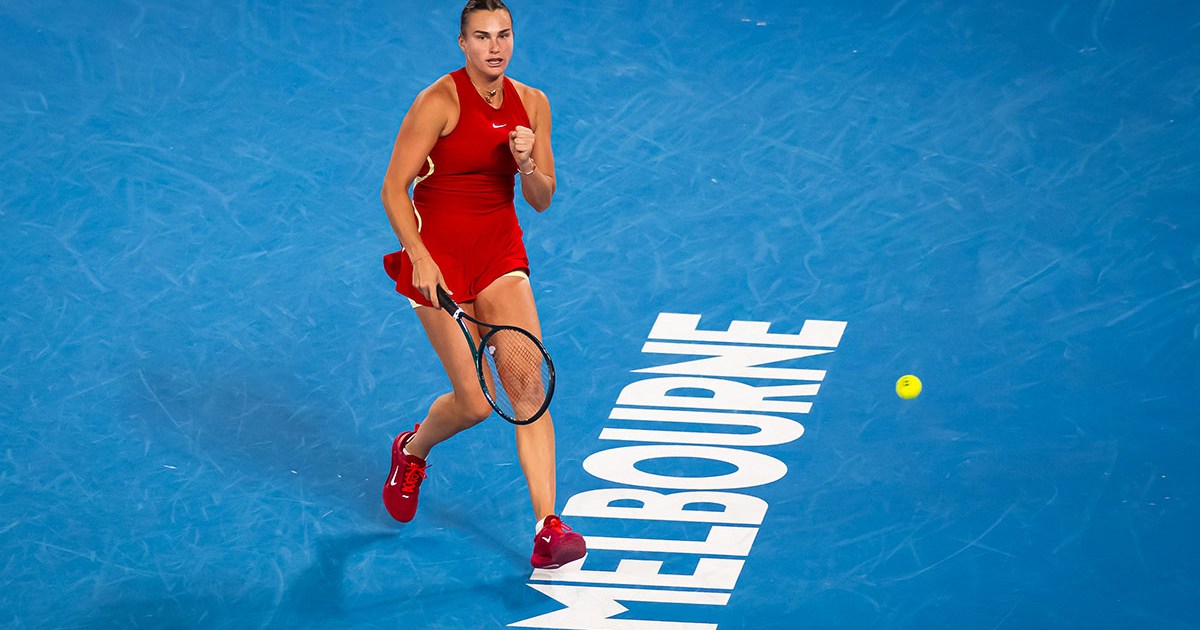 Defending champion Aryna Sabalenka powers into last four