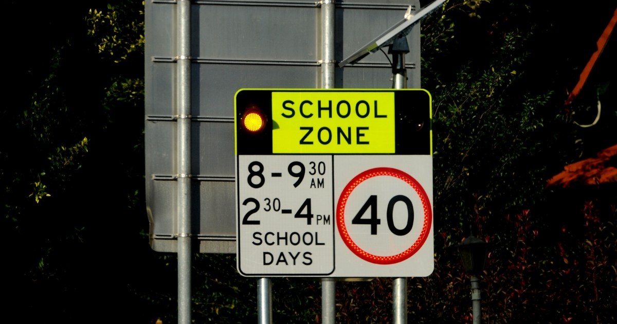 Keep your eyes on the speed limit: Back-to-school brings road peril