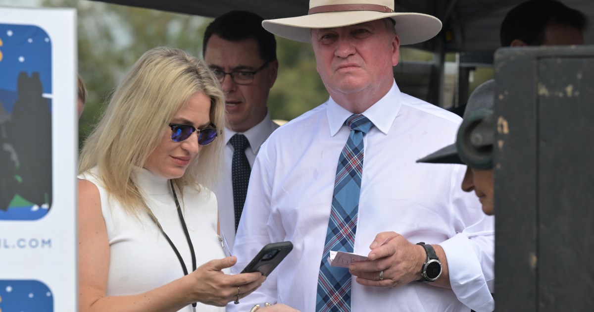 Bizarre footage emerges of Barnaby Joyce lying on ACT footpath