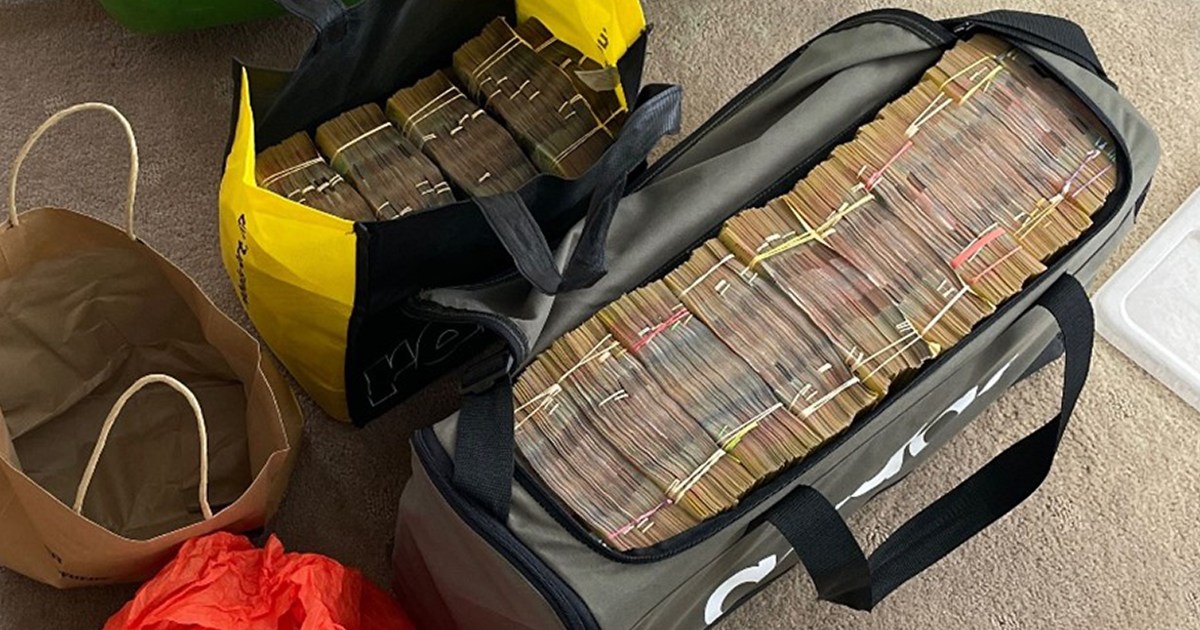 Russian nationals charged after $2.3 million seized