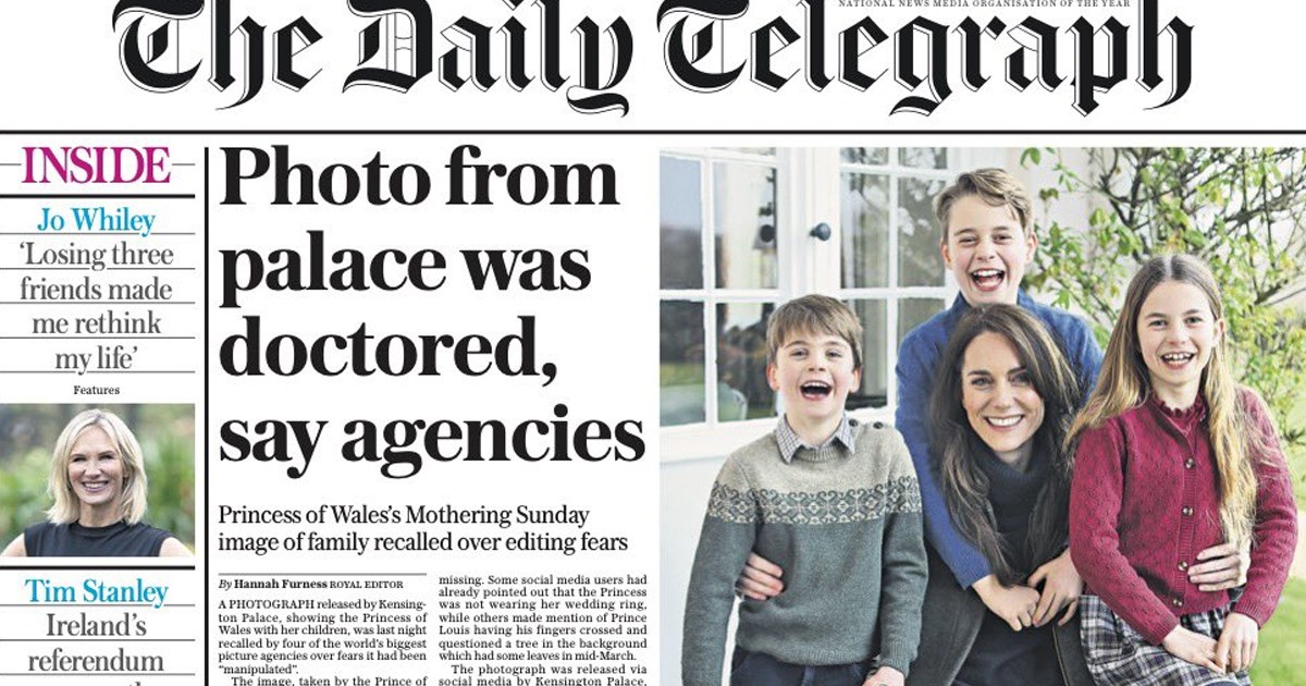 Photoshop fail propels Princess Kate conspiracy theories higher