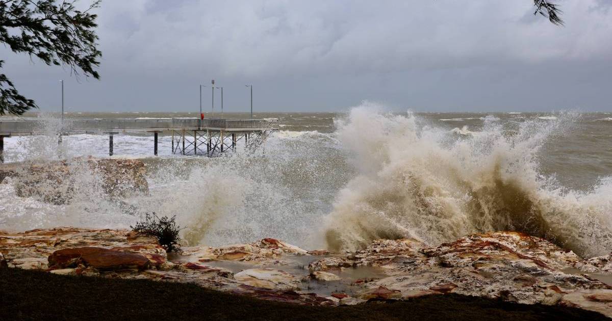 Hundreds of kilometres under Tropical Cyclone Megan warning