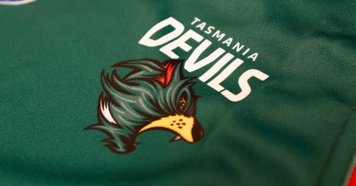 Tasmanian AFL club reveals Devils logo, green jumper