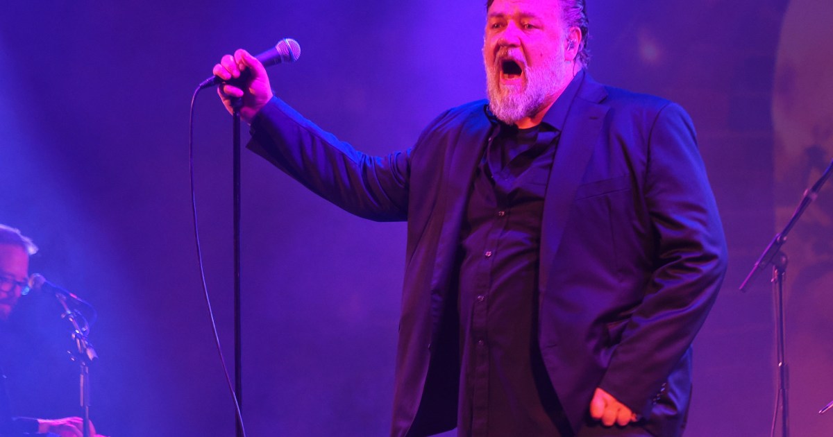 Russell Crowe takes his band on first US tour in 12 years