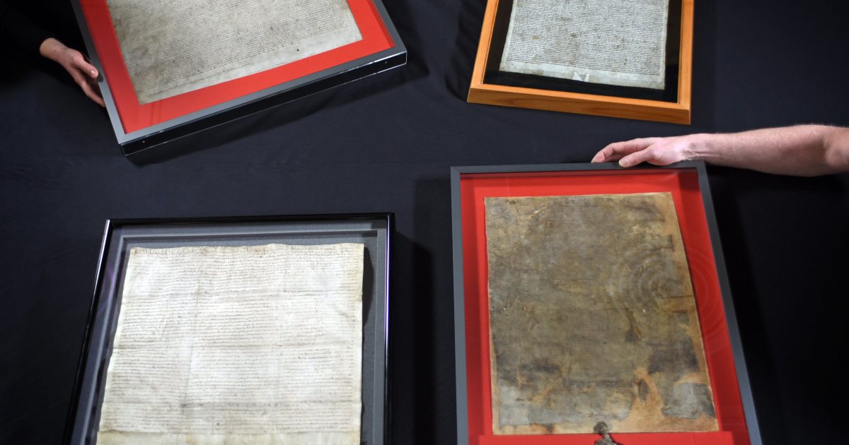 Magna Carta display hit by 80-year-olds in climate protest