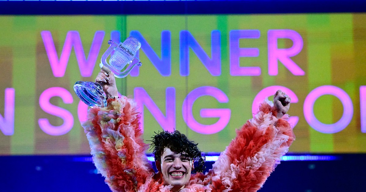 Switzerland’s Nemo wins Eurovision Song Contest