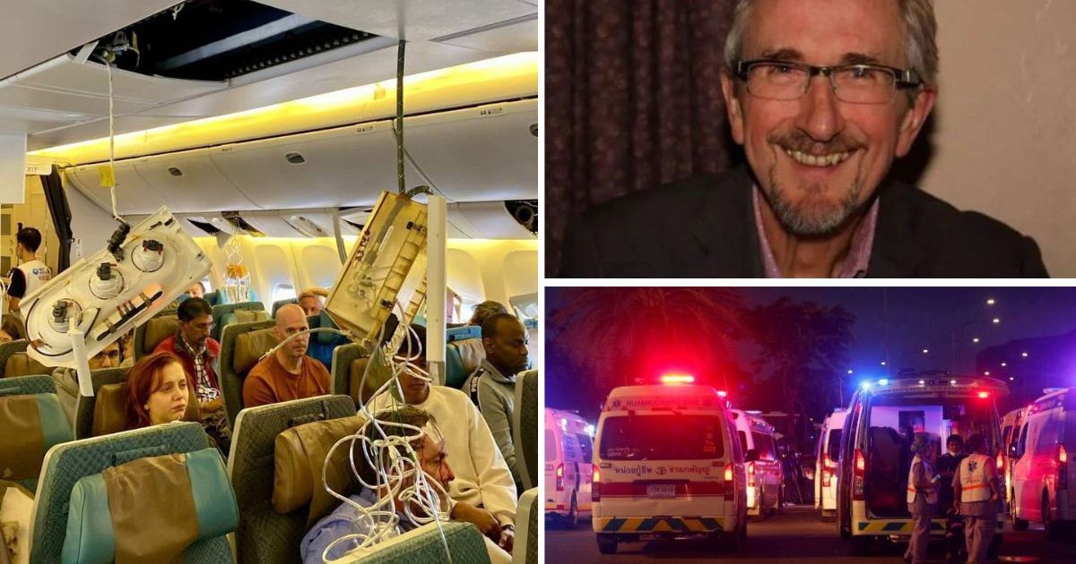 Man dies as Singapore Airlines plane hits turbulence