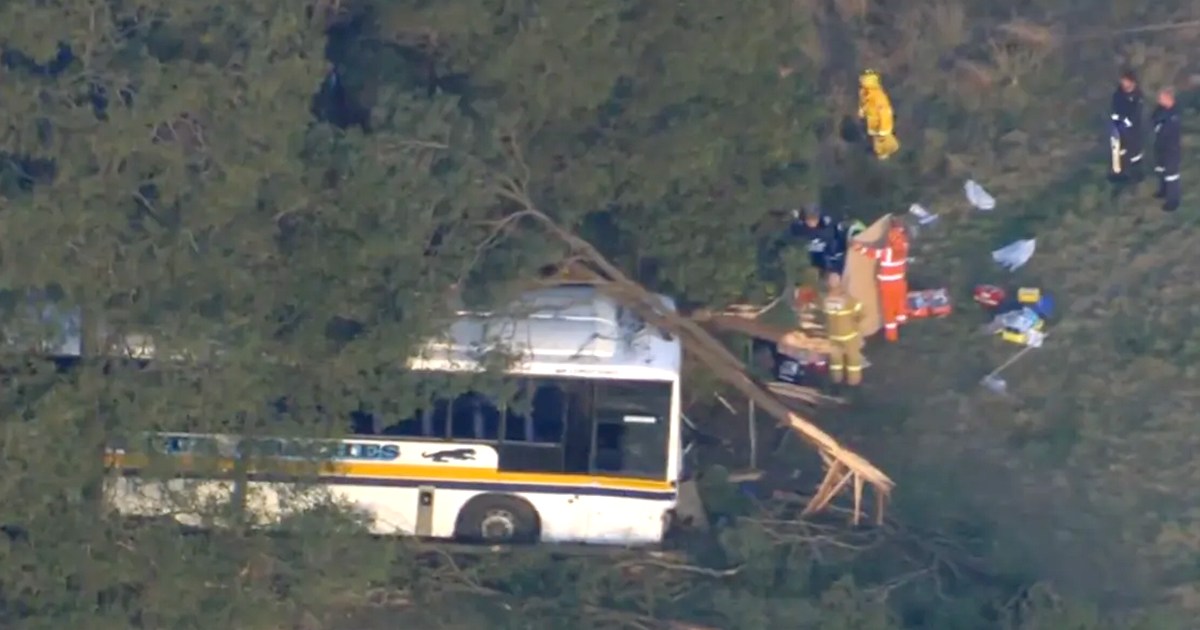 Bus driver dead, dozens of students rescued in crash