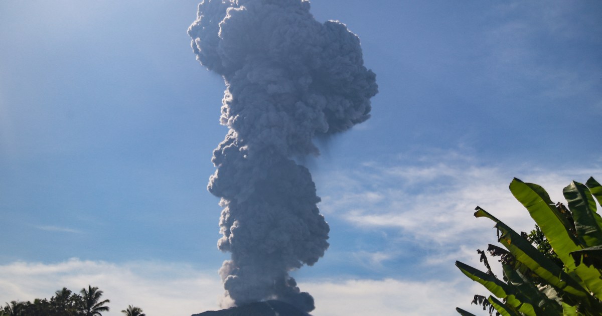 Indonesia's Mount Ibu volcano erupts, spewing ash cloud